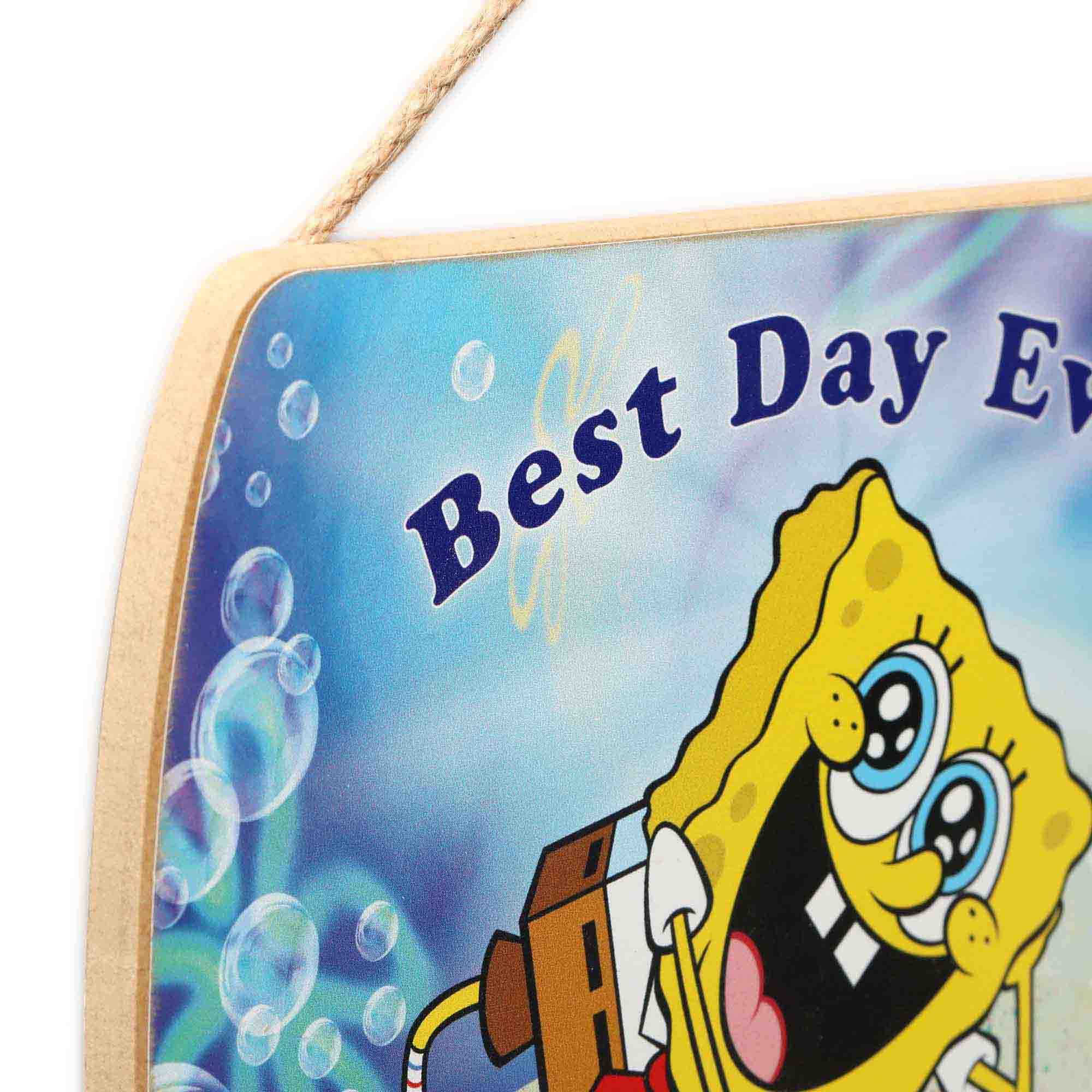 Spongebob, Schild Mit Dem Besten Tag Aller Zeiten Versteck Und Irrtum