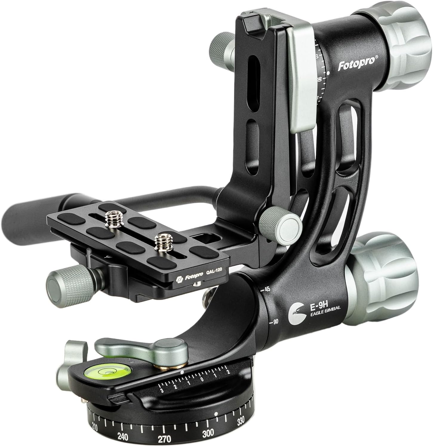 Amazon.com : Fotopro E-9H Gimbal Head, Aluminum Gimbal Tripod Head for ...