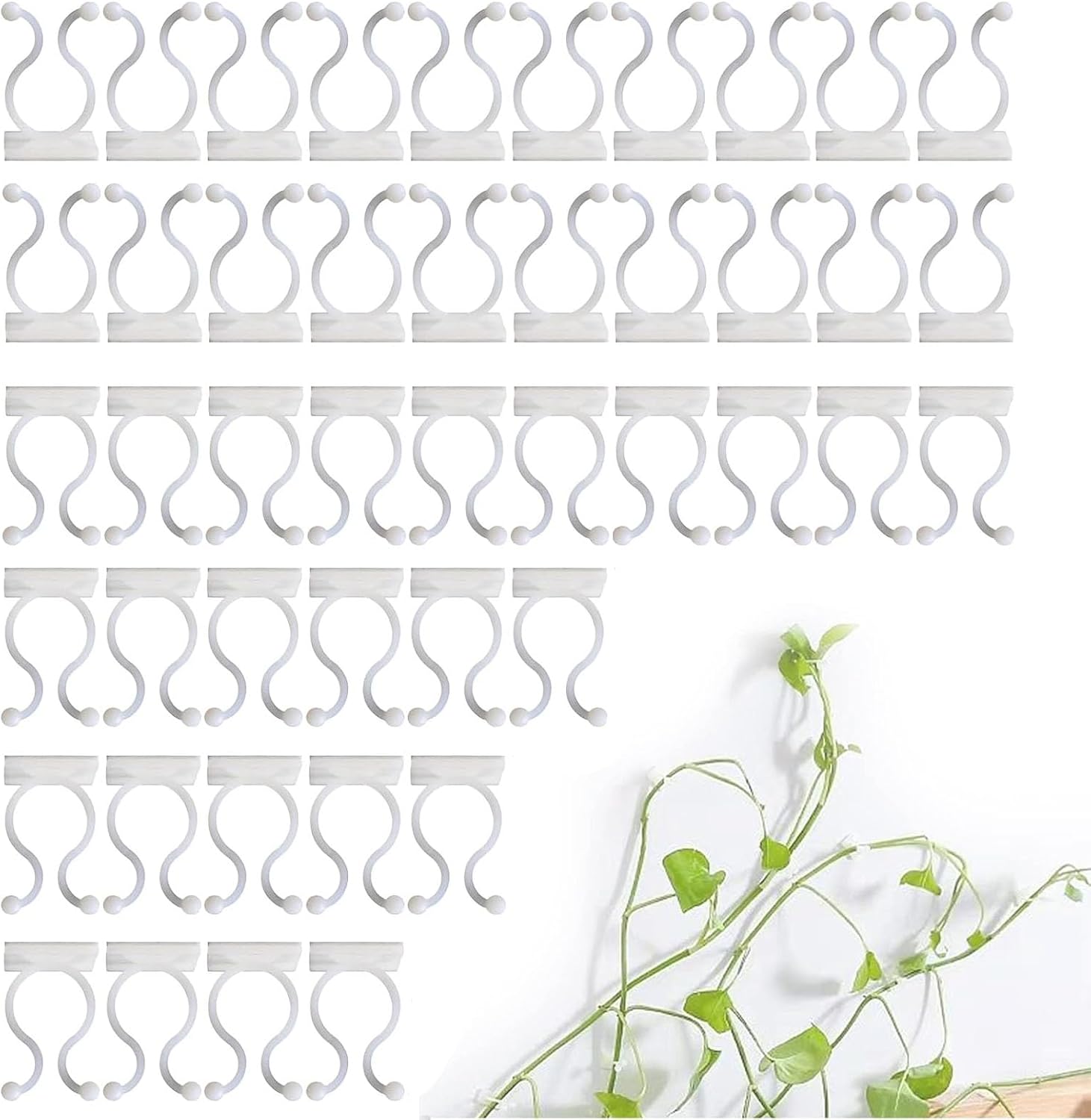 BSGZCM 100 pcs Climbing Plant Clips, Plant Clips for Climbing Plants ...