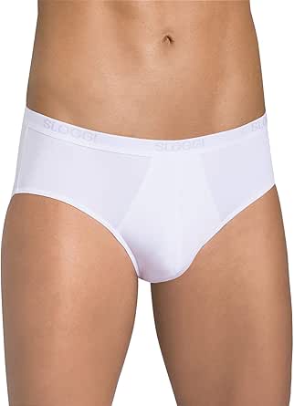 Sloggi Mens Basic Midi White 2 Pack - X-Small at Amazon Men’s Clothing store: Briefs Underwear