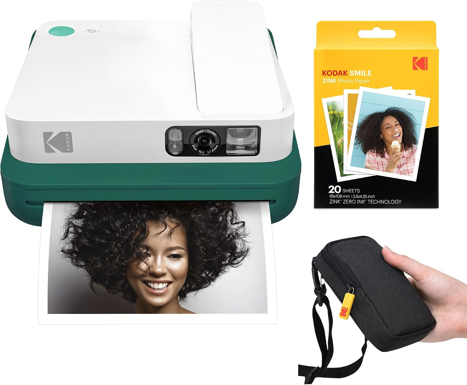 Amazon.com: KODAK Smile Classic Digital Instant Camera with Bluetooth ...