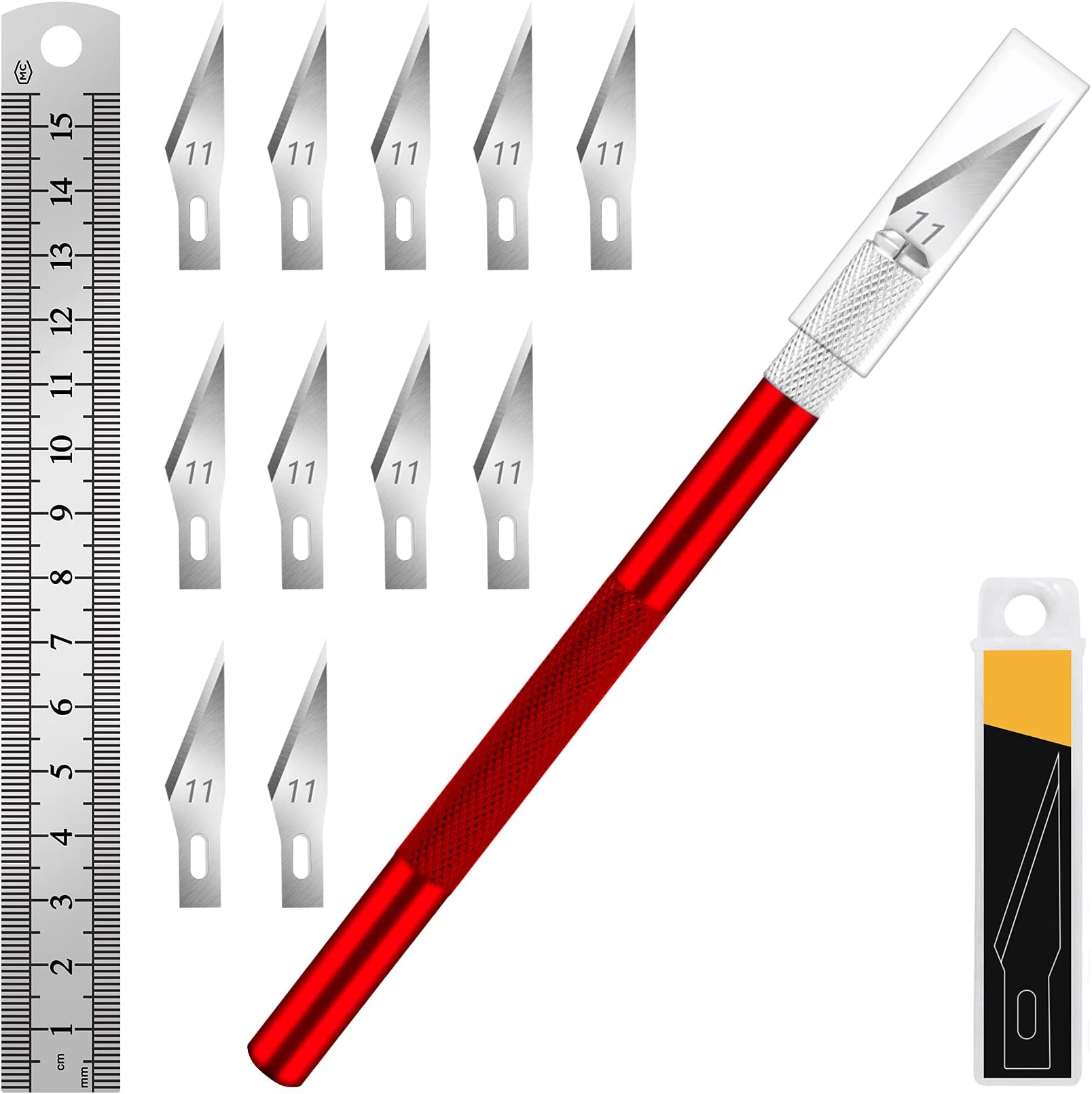 Amazon.com: DIYSELF Hobby Knife Kit 40 Extra Knife Blades with 150 PCS ...