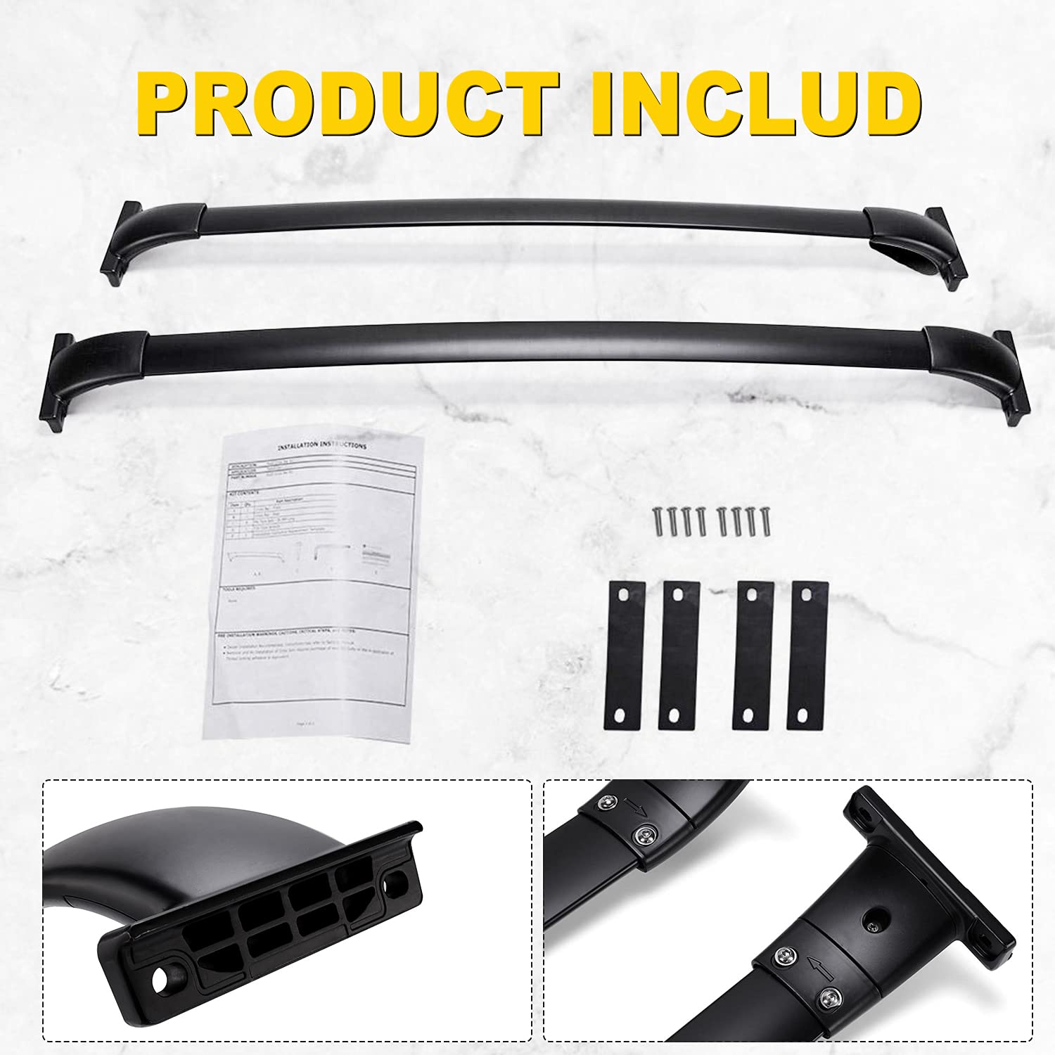 Buy AUXMART Roof Rack Cross Bars Fit for Nissan Pathfinder 2013 2014 ...