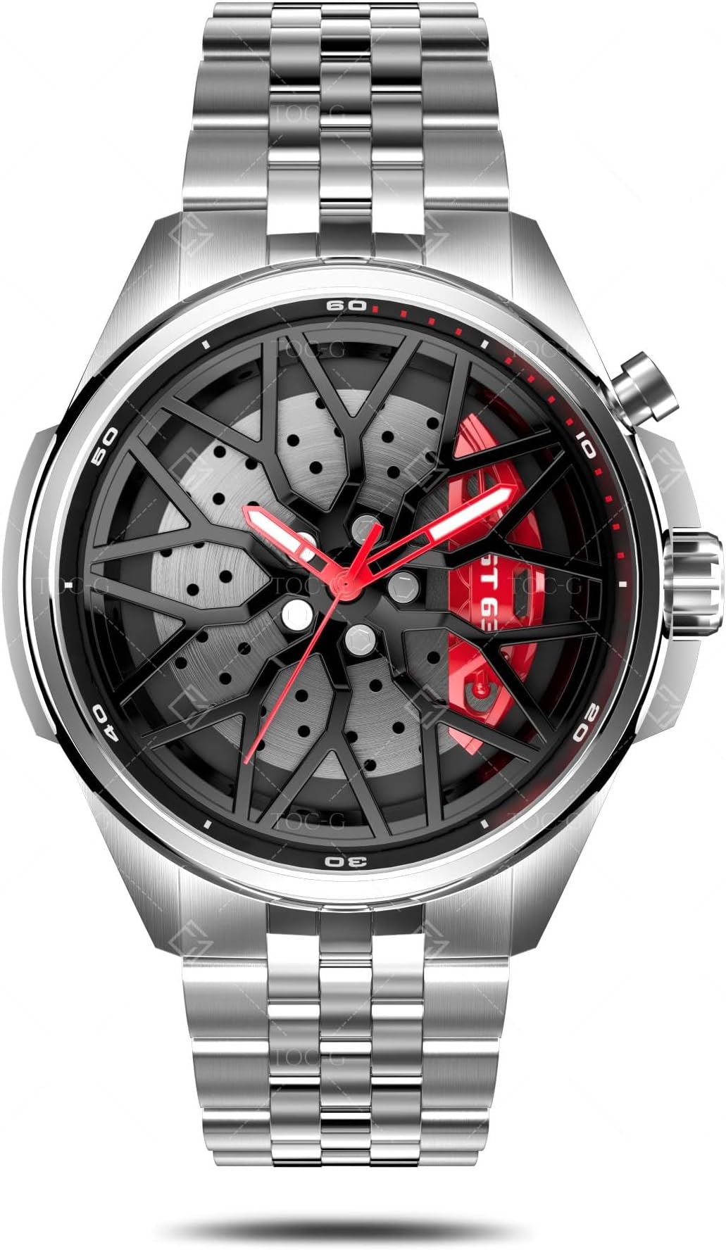 Buy TOC-G GT 63 GYRO Men's Analog Watch | with Spinning Wheel and Push ...