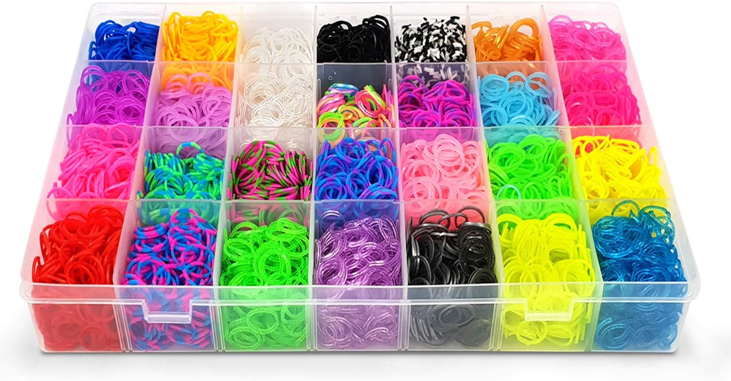 Amazon.com: 12000+ Colorufl DIY Mega Bands Refill Pack : Toys & Games