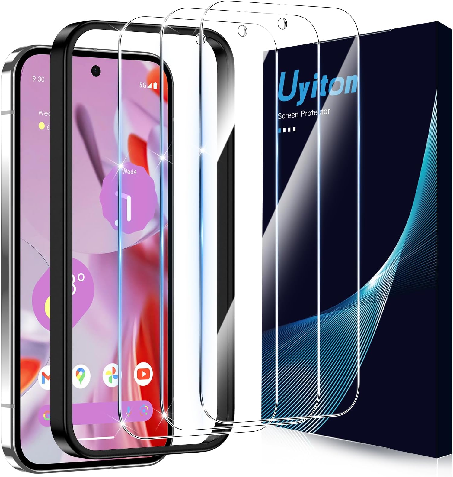 Amazon.com: Ferilinso Full Coverage 3 Pack Screen Protector for Google ...