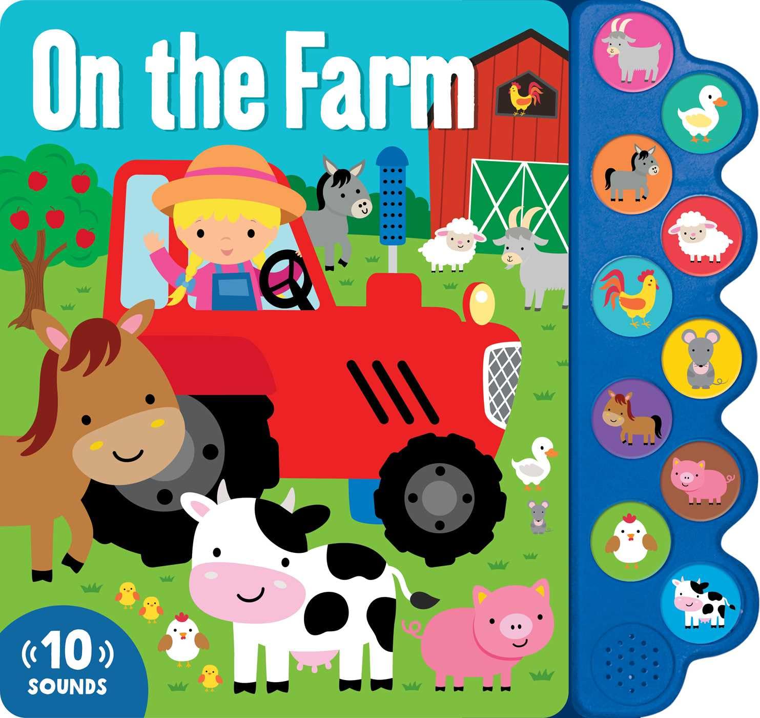 On the Farm: 10-Button Sound Book: Amazon.co.uk: Lake Press ...