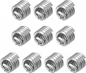 uxcell Wire Thread Inserts 10-24 UNC 1.5D 304 Stainless Steel Helical ...