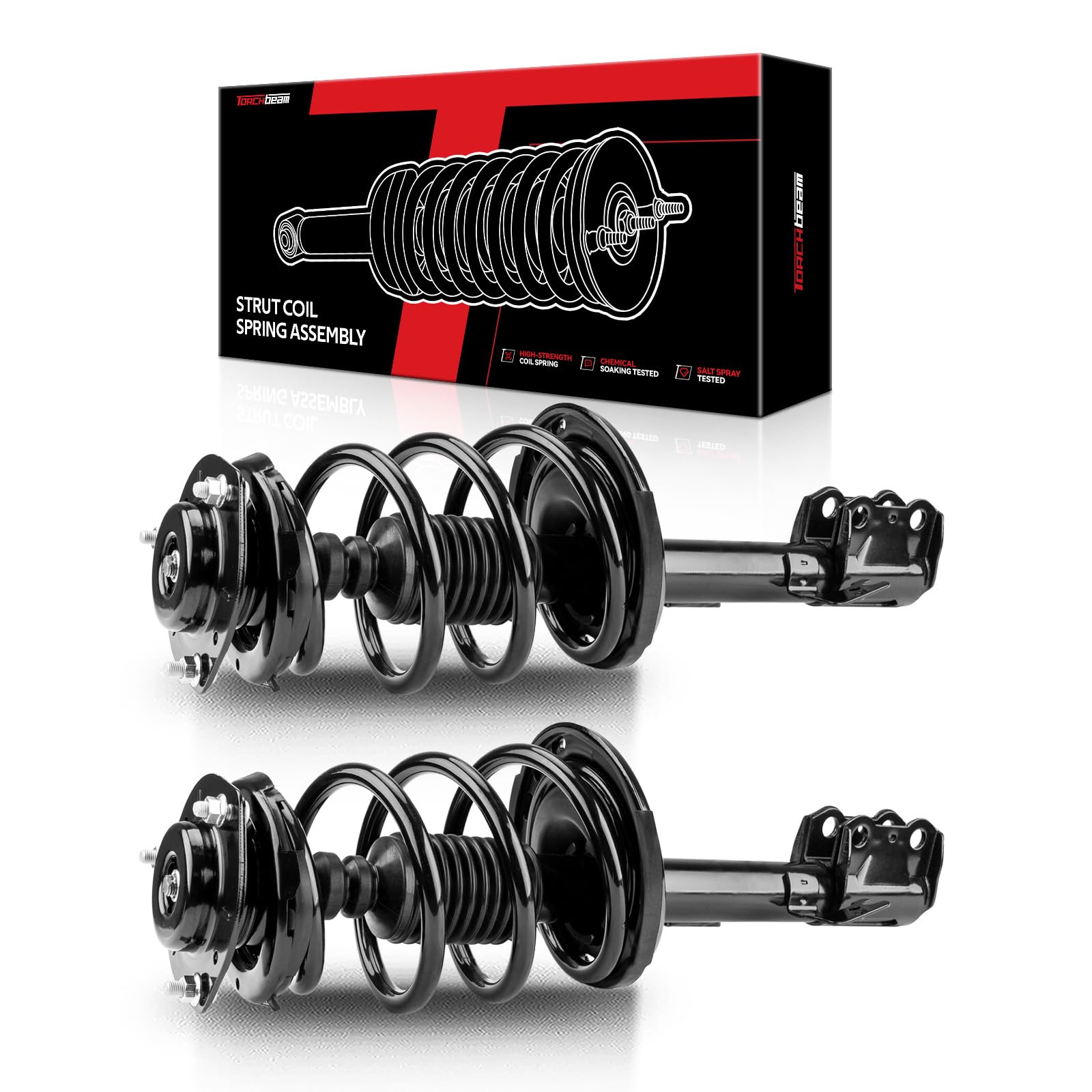 Snapklik.com : Front Struts And Shocks Complete Assembly Amortiguadores ...