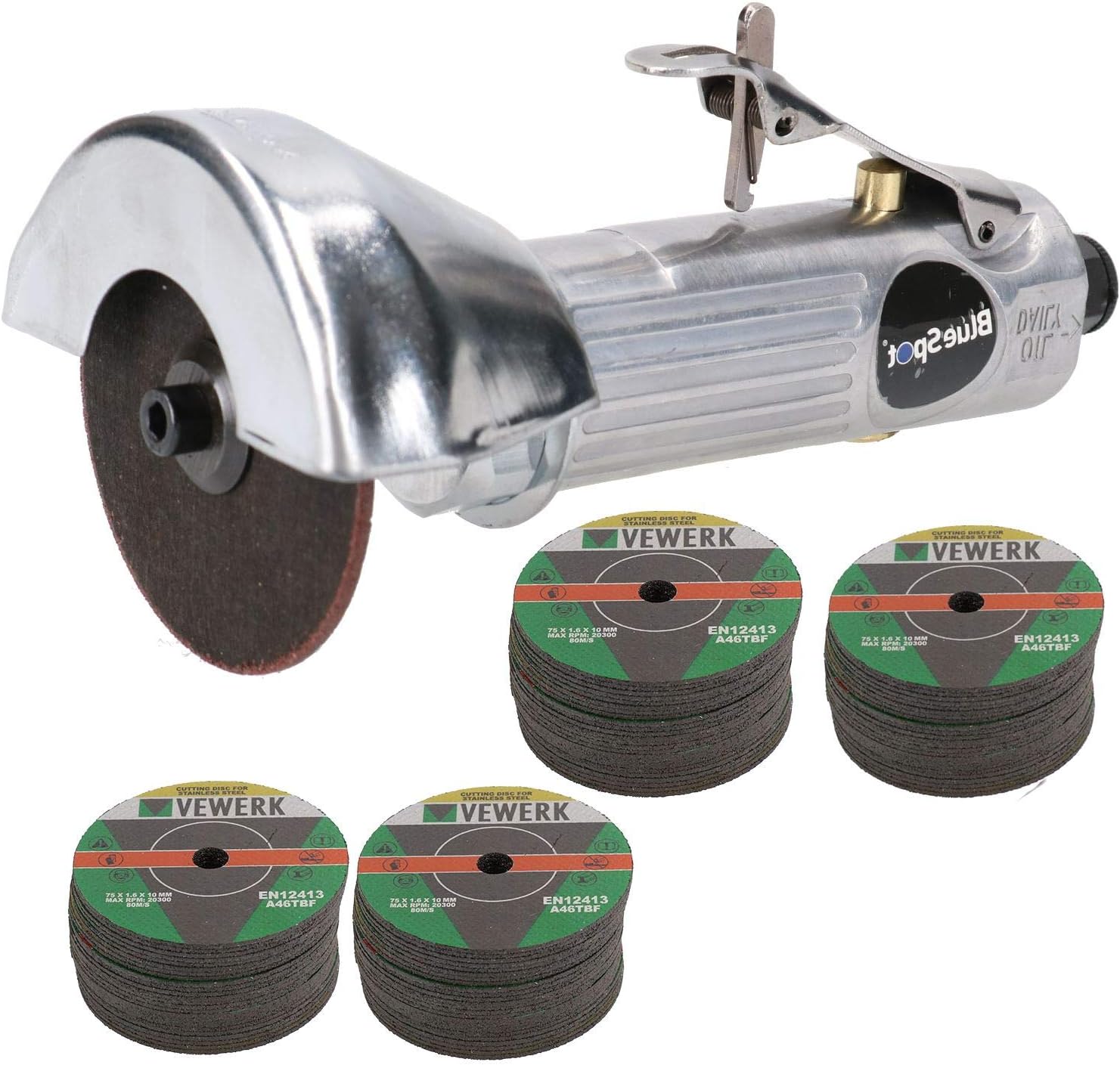 3" / 75mm Air Cut Off Cutting Tool Pneumatic Grinding Saw Cutter With ...