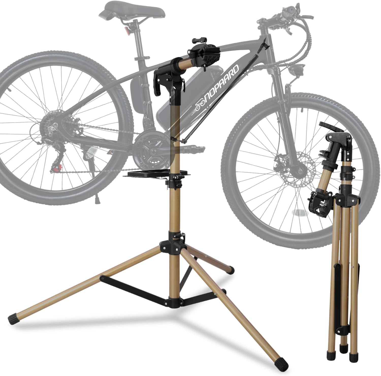 NOPAARD Heavy Duty Electric Bike Repair Stand Max 110 lbs, Portable ...