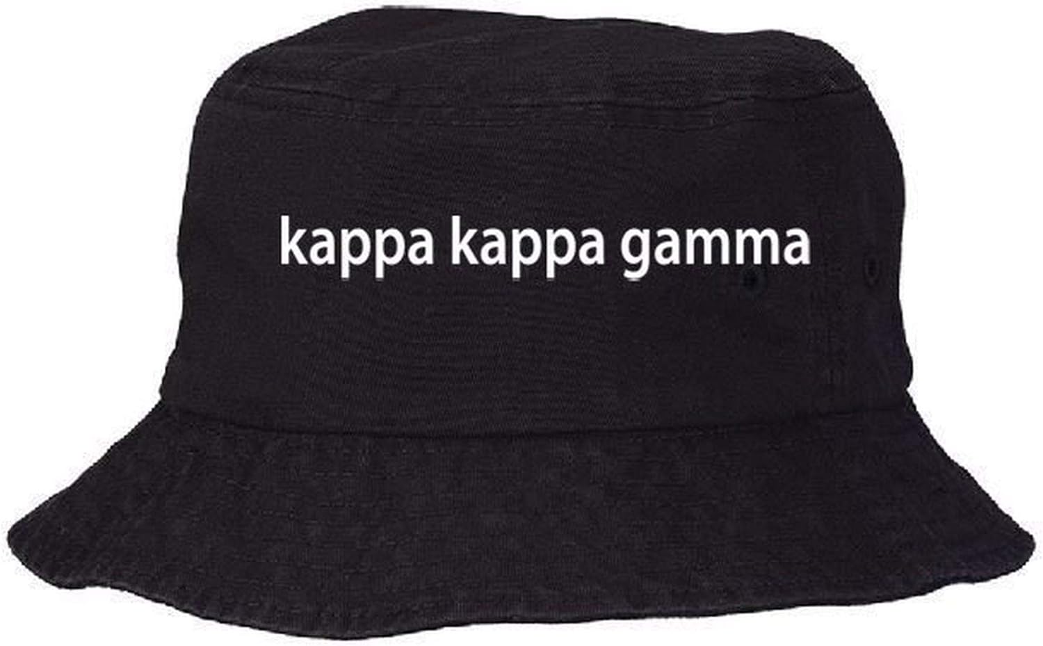 Kappa Kappa Gamma Bucket Hat Black at Amazon Women’s Clothing store
