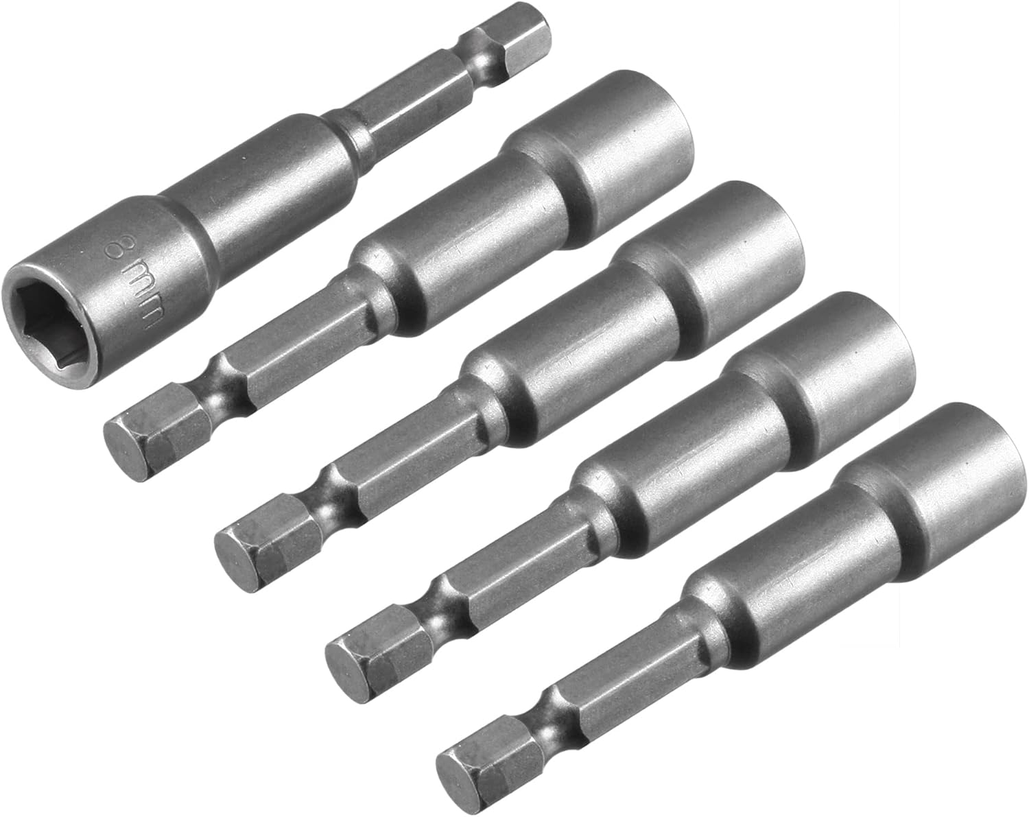 uxcell A14121700ux0913 8mm Hexagon Magnetic Nut Socket Driver Bit ...