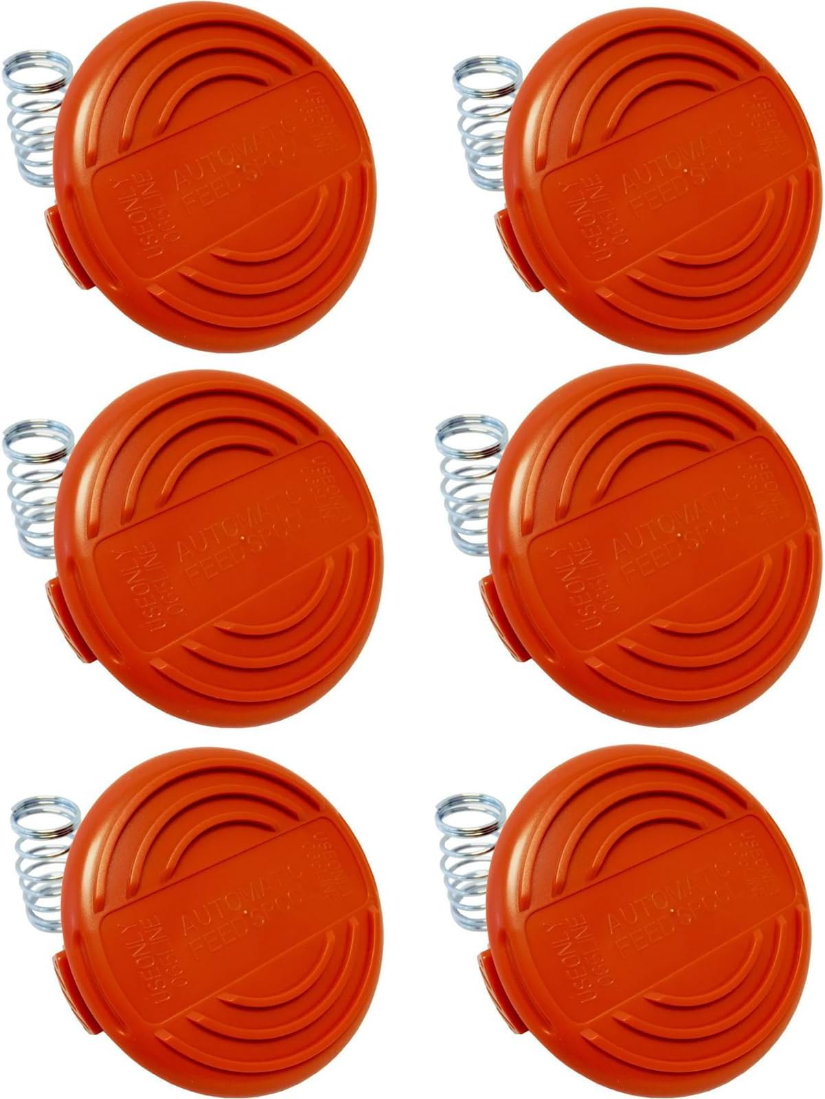 Amazon.com : Masterpart 6PK Spool Cap & Spring Compatible with Black ...