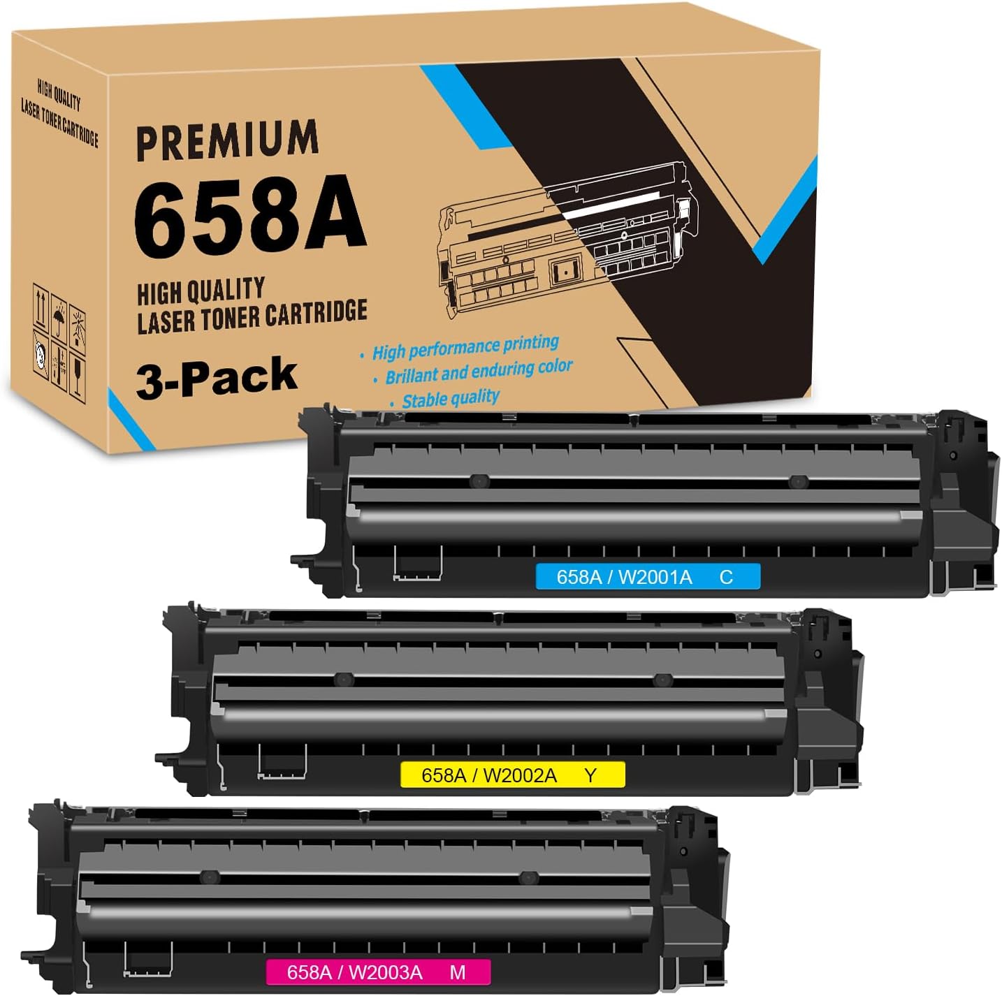 Amazon.com: VAMTAY Remanufactured 658A Toner Cartridge Replacement for ...