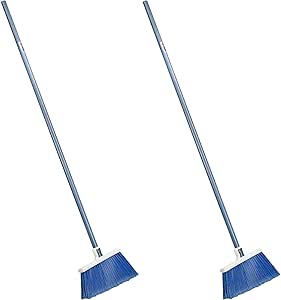 Amazon.com: Quickie All-Purpose Angle Broom, Flagged Bristles, Angle Broom for Garages ...
