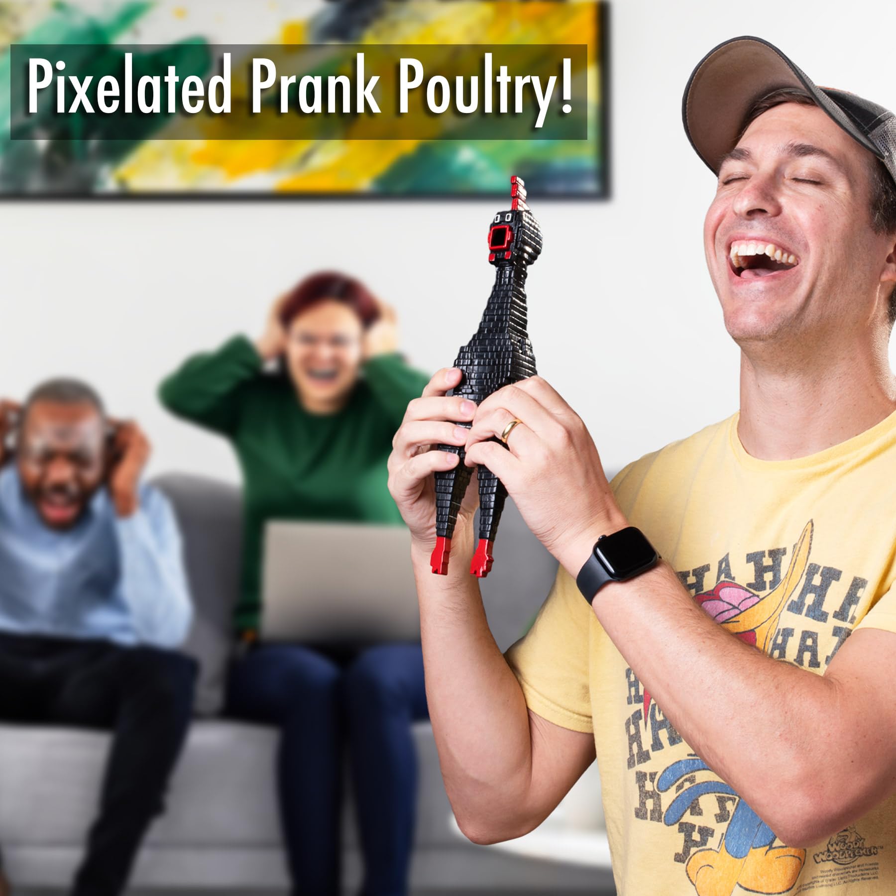 Snapklik.com : Animolds Squeeze Me Rubber Chicken Toy Screaming Rubber ...