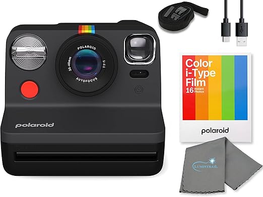 Amazon.com : Now Gen 2 I-Type Instant Film Camera - Black Bundle with a ...