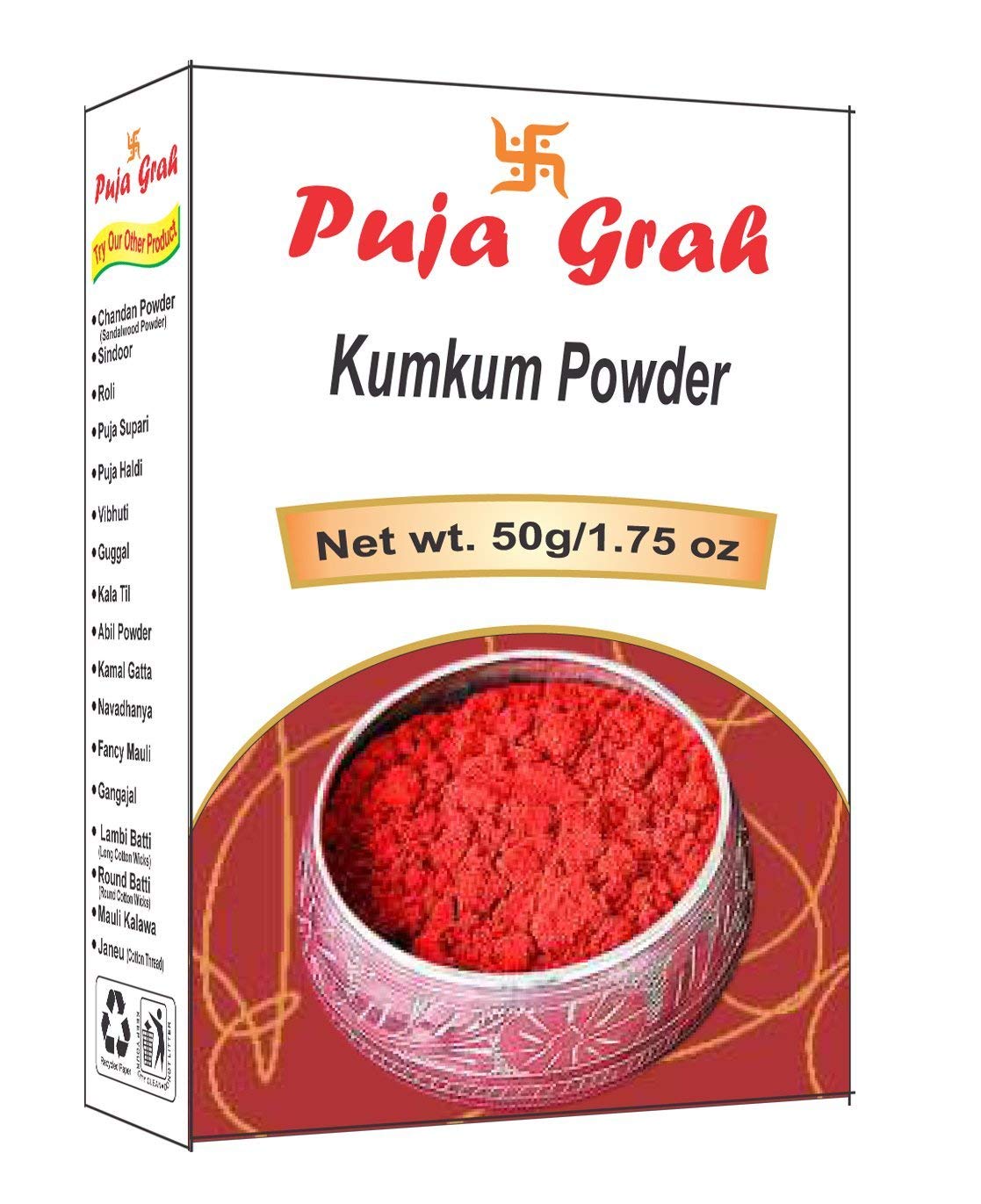 Puja Grah Kumkum Powder | Desertcart INDIA