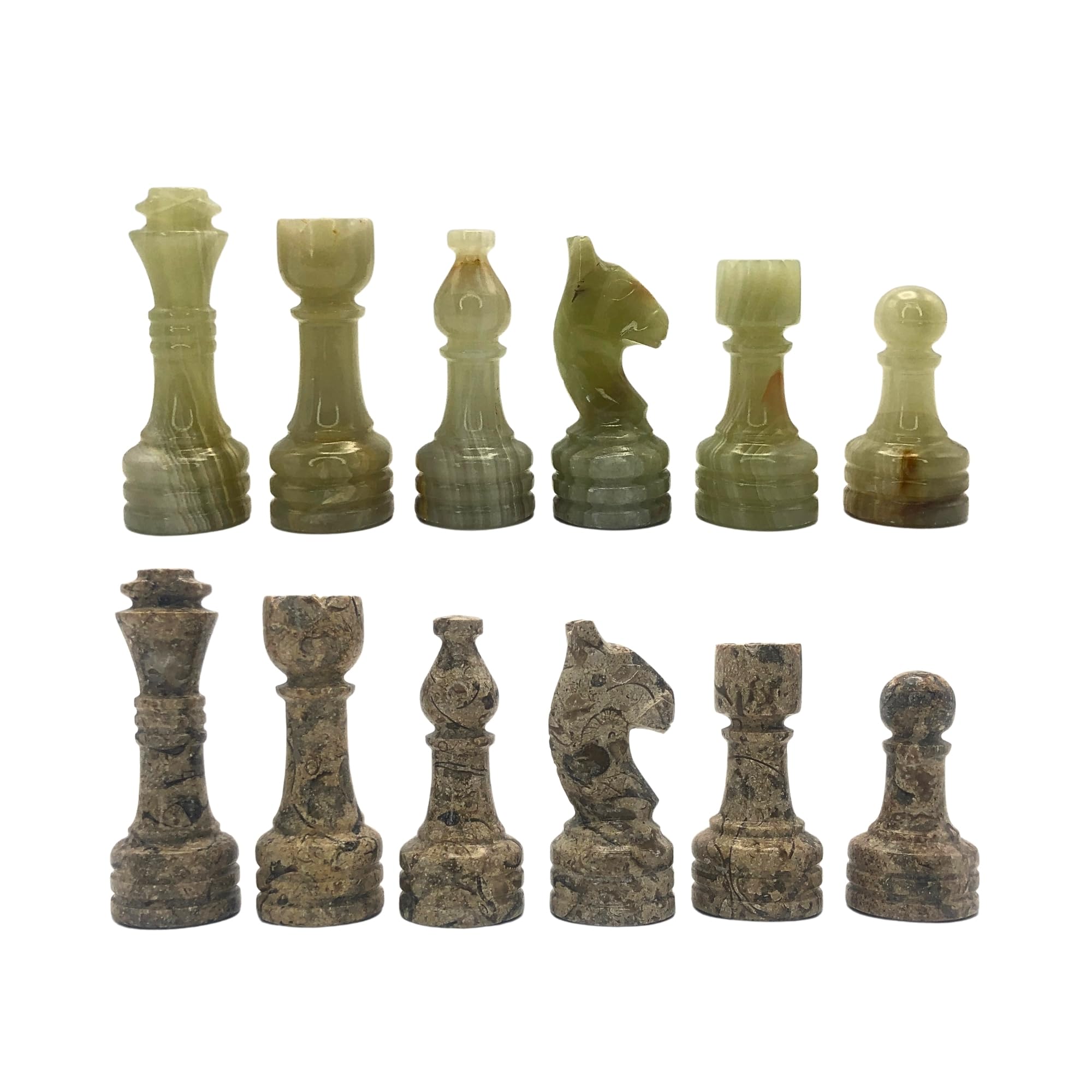 Amazon.com: Handcrafted Premium Marble Chess Pieces Set – Elegant 32 ...