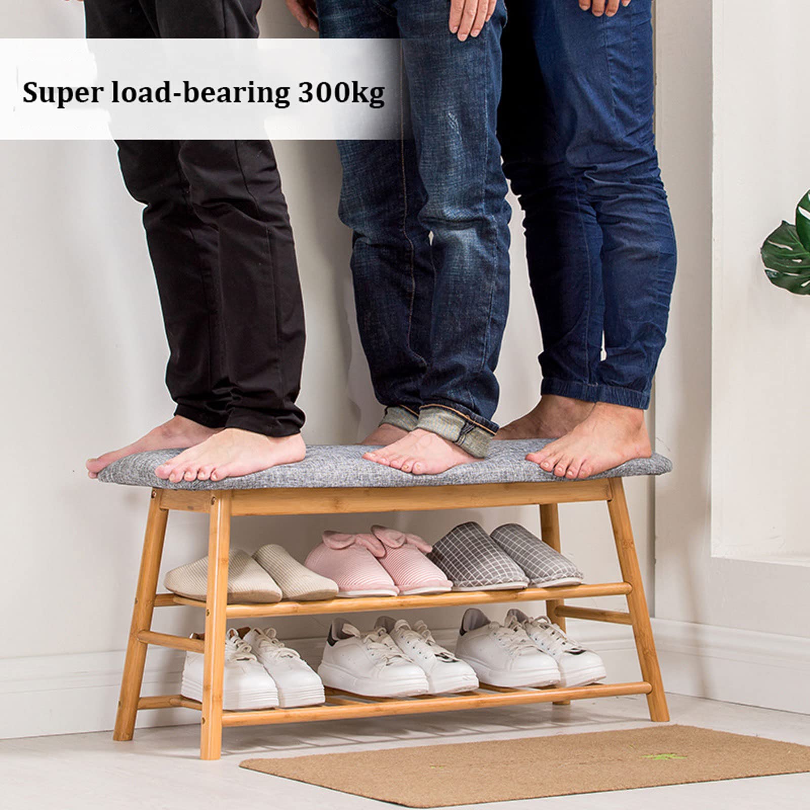 Suport pentru pantofi pentru banca pentru pantofi, cu 2 niveluri ...