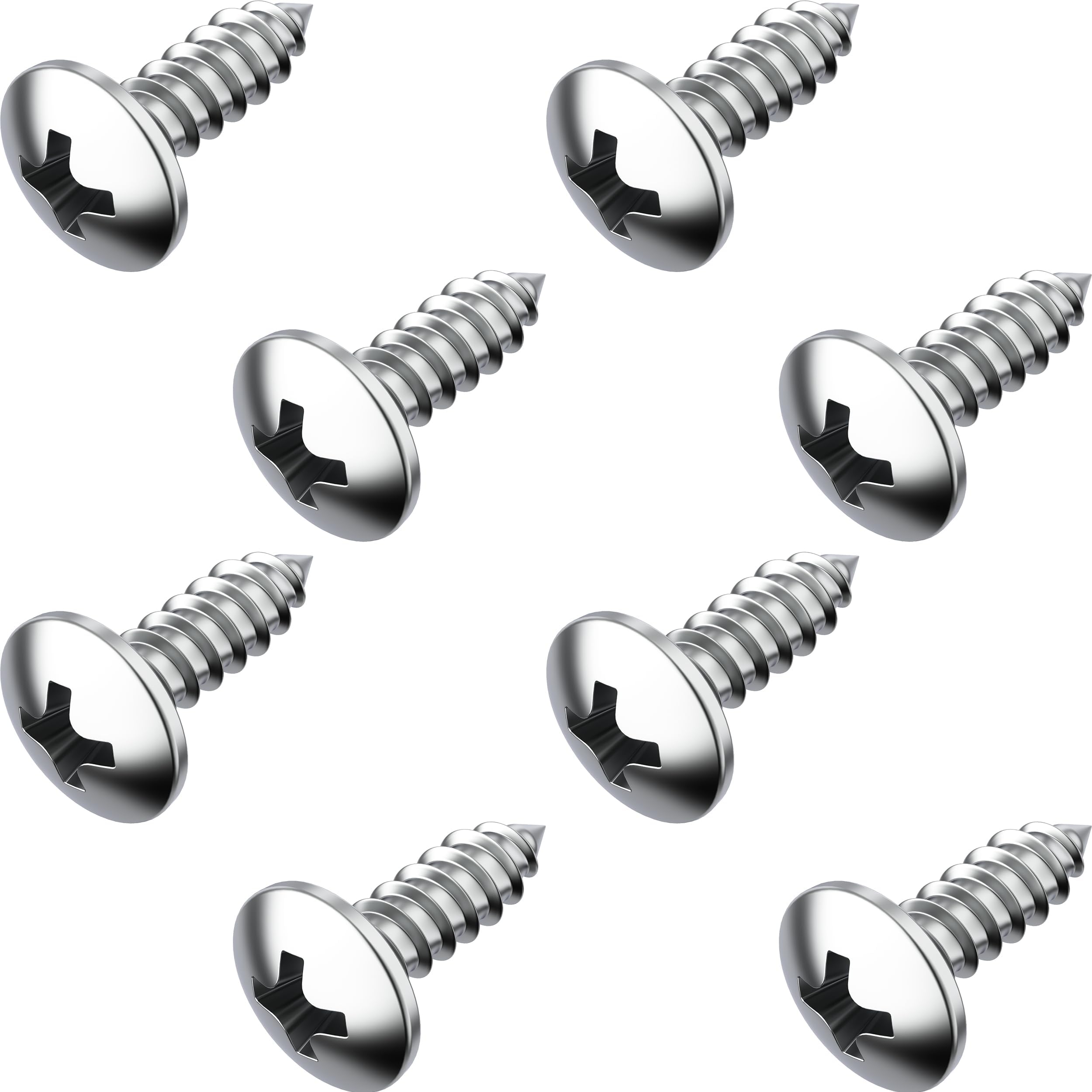 Amazon.com: 50 Duo-Drive Truss Head License Plate Screws For GM ...