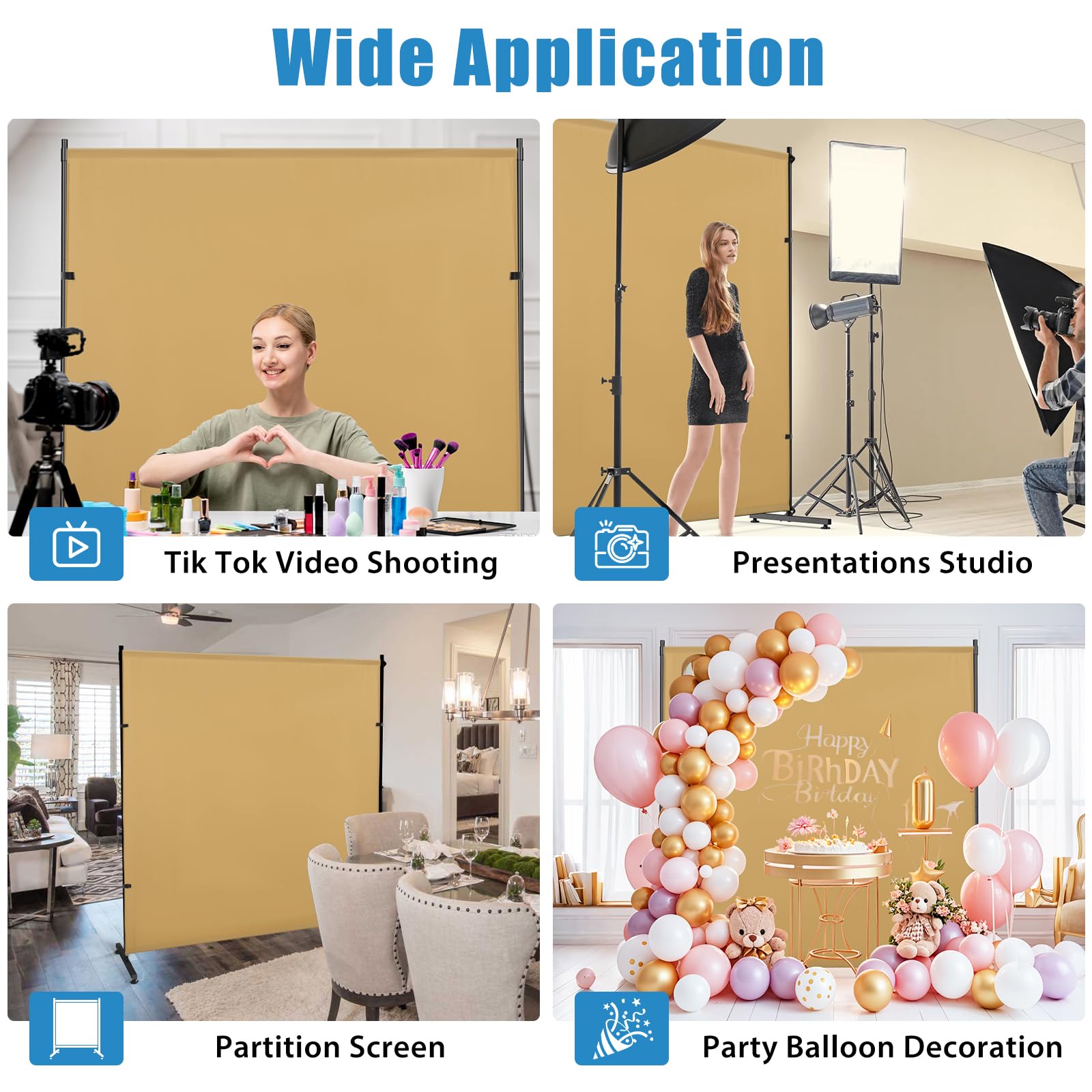 Snapklik.com : Photography Backgroud/Backdrop Width Adjustable Thick ...