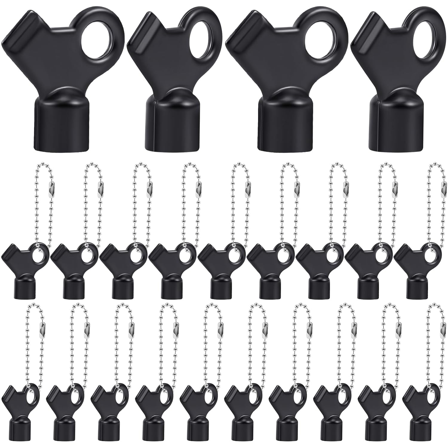 Amazon.com: Yaocom 20 Pcs Black Radiator Bleeding Air Valve Key Copper ...