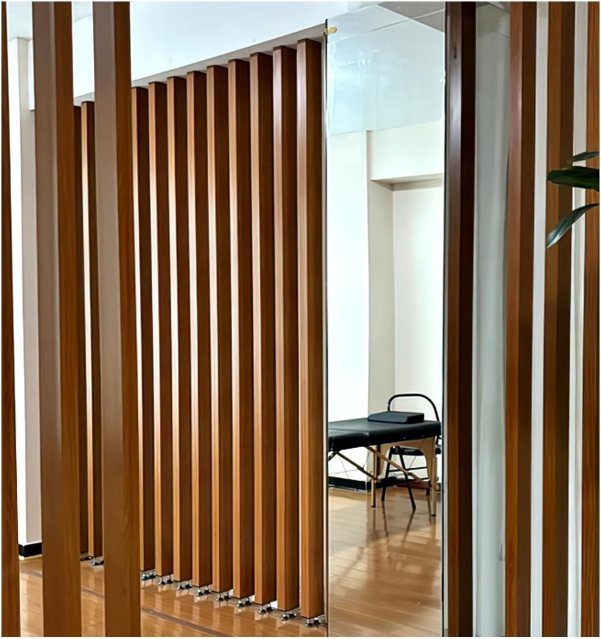 Amazon.de: HUFIREHU Wandtrennwand Raumteiler Vom Boden Bis Zur Decke Metall TrennwäNde Boden-Zu ...