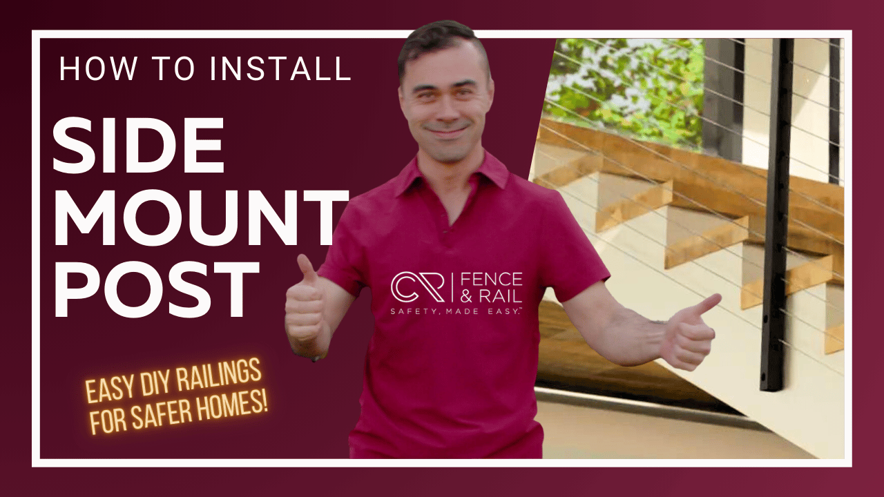 Watch How to Use and Install our Side Mount Posts? on Amazon Live