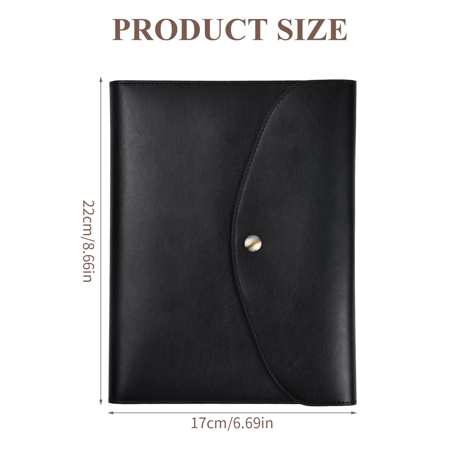 Hanunalir A5 Book Cover Made from Vegan Leather (Pu), Book Bag with ...