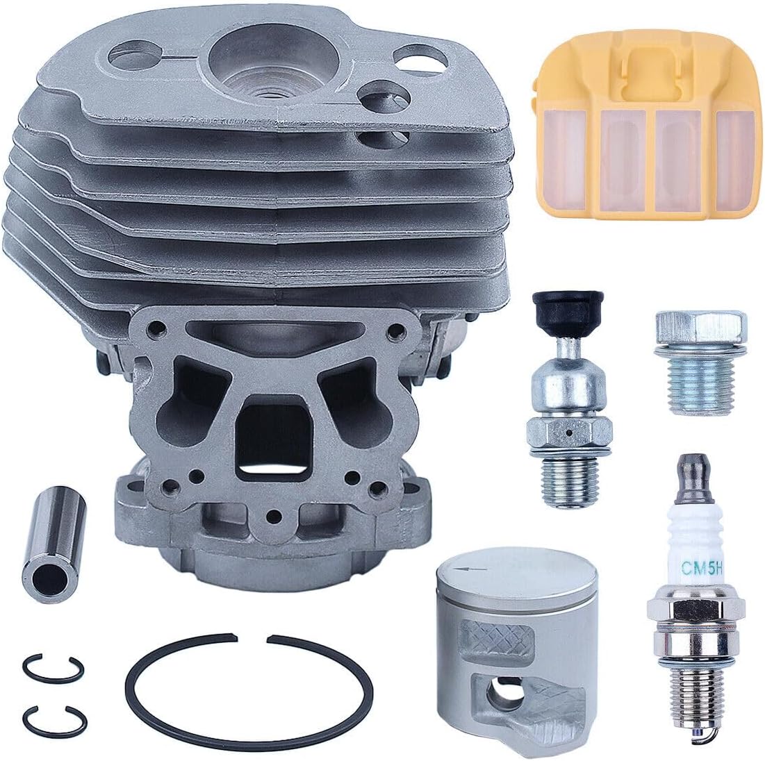 Amazon.com: For 43mm Cylinder Piston Kit Fit for Husqvarna 545 550XP ...