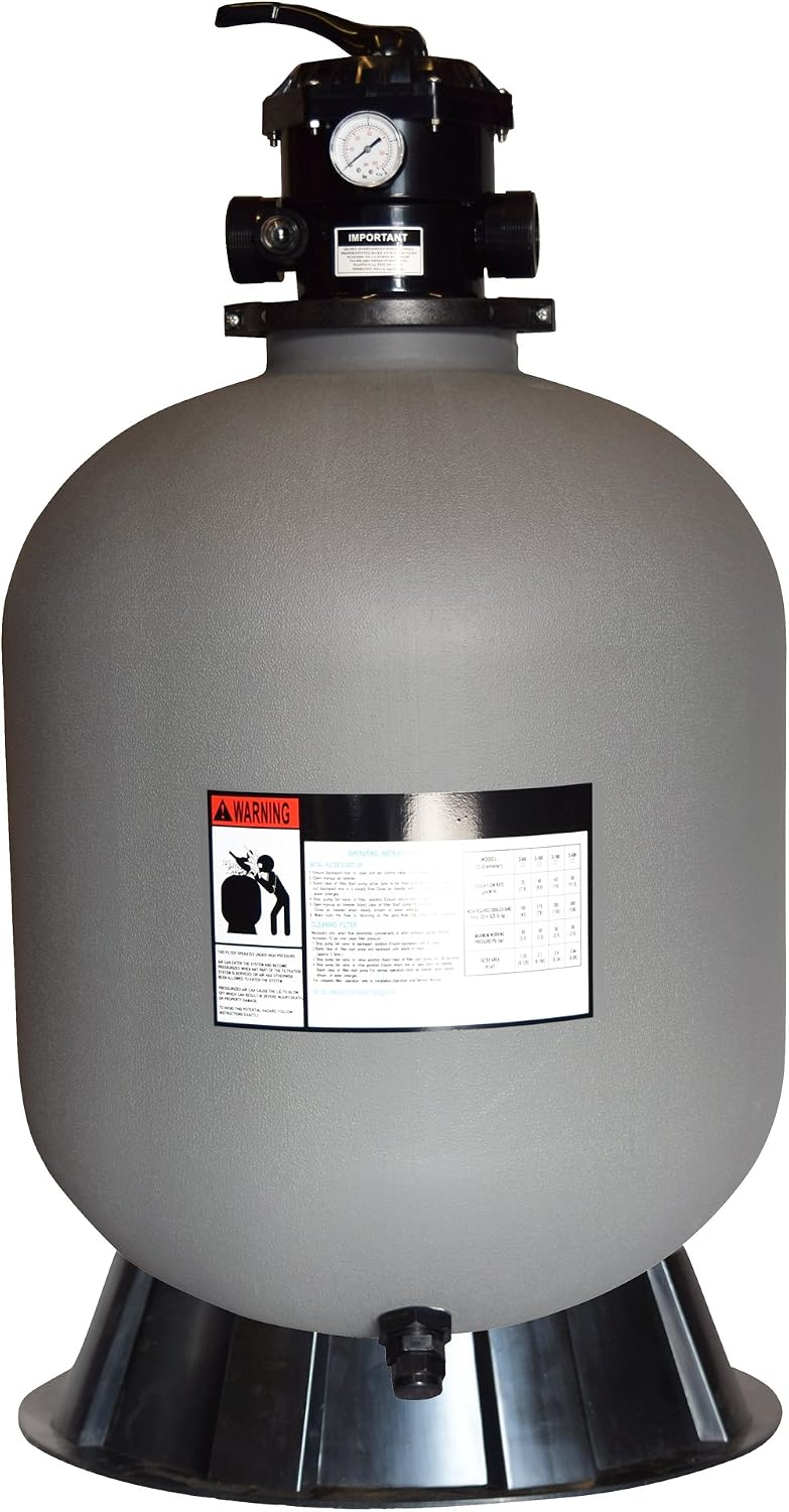 Amazon.com : Blue Devil Sand Filter for Swimming Pools, 24-Inch : Patio ...