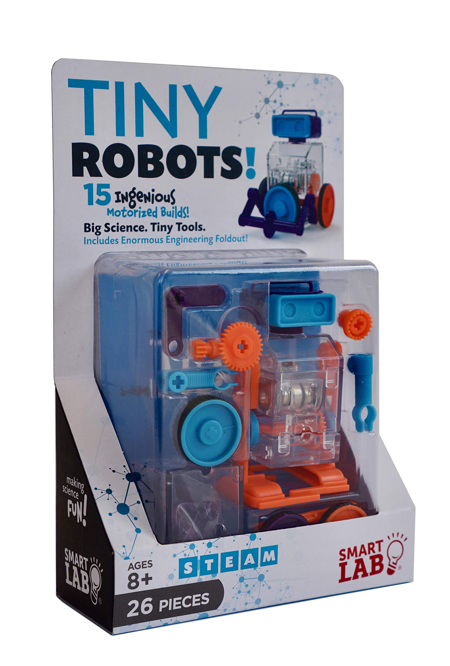 SmartLab Toys TINY Robots with 15 Ingenious Motorized Builds. Big ...