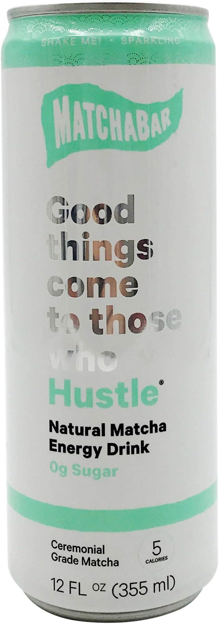 Amazon.com : MATCHABAR Energy Drink Matcha Hustle, 12 oz : Grocery ...