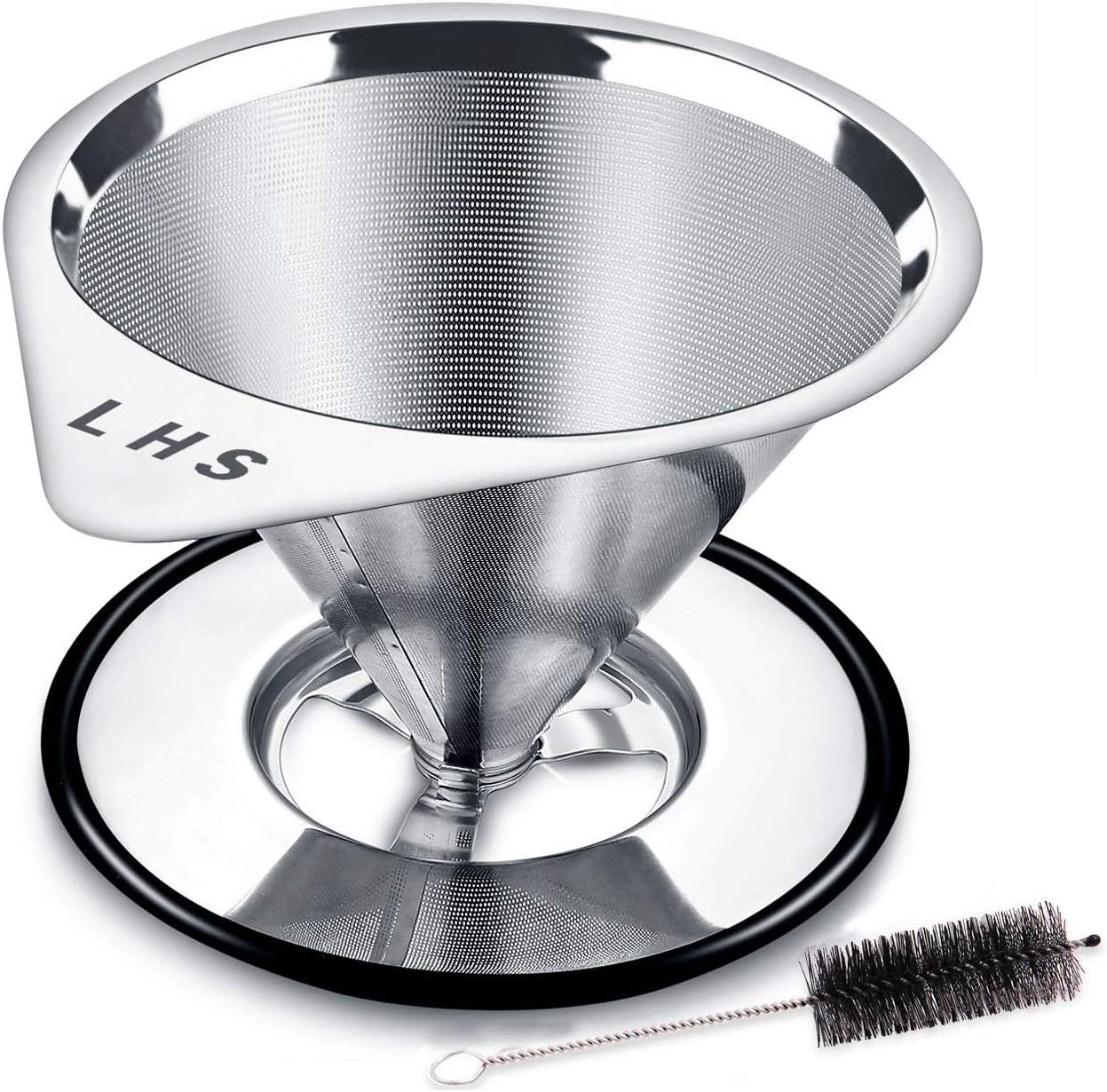 Amazon.com: Hario Double Mesh Metal Dripper, Size 02, Silver: Home ...
