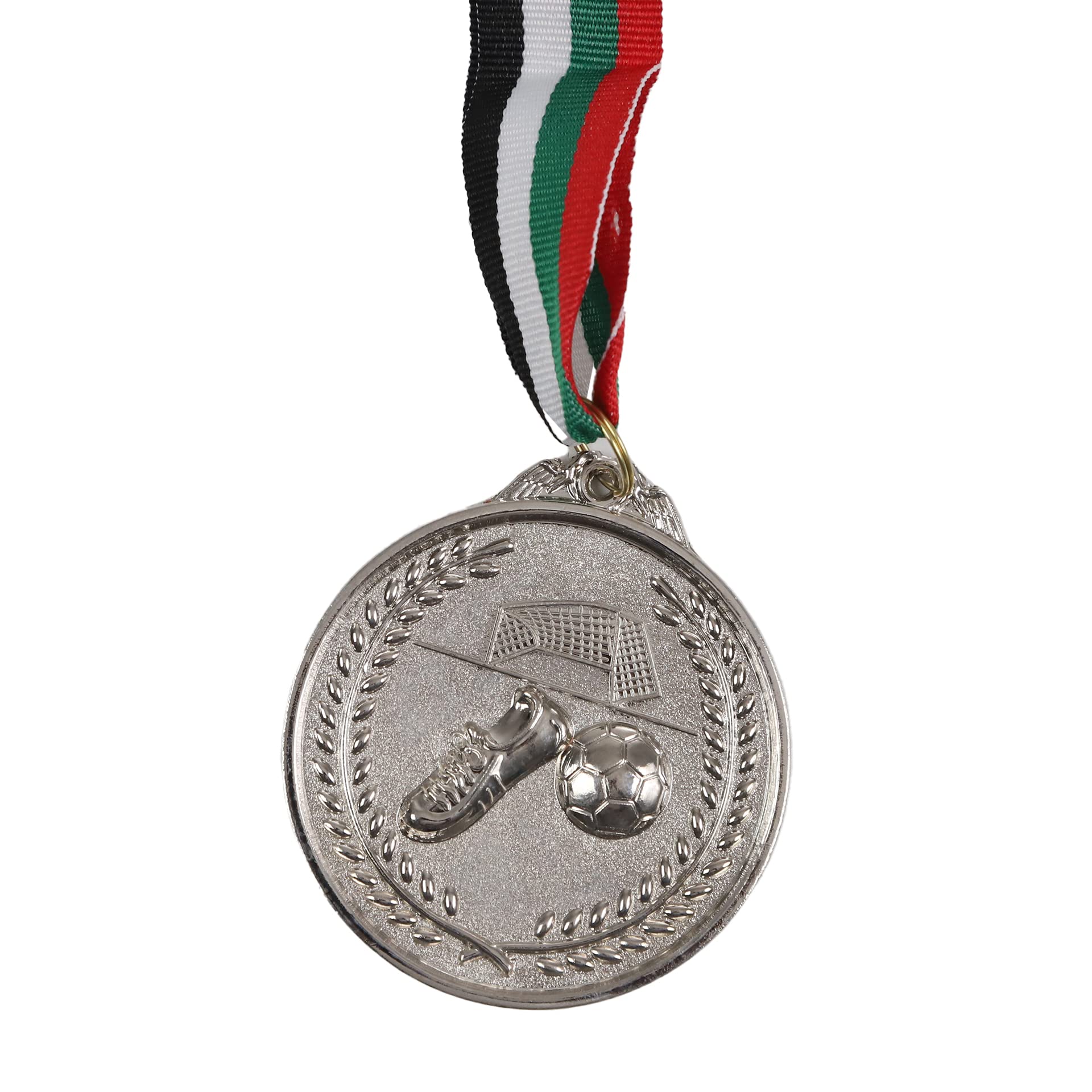 Buy Silver Medal for Football Match with Custom UAE Medals with Ribbons ...