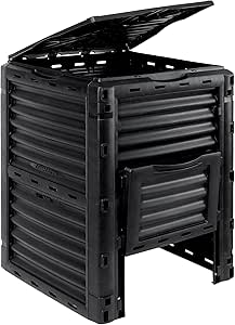 Amazon.com : SUPER DEAL 120 Gallon Compost Bin, Outdoor 450 L Garden ...