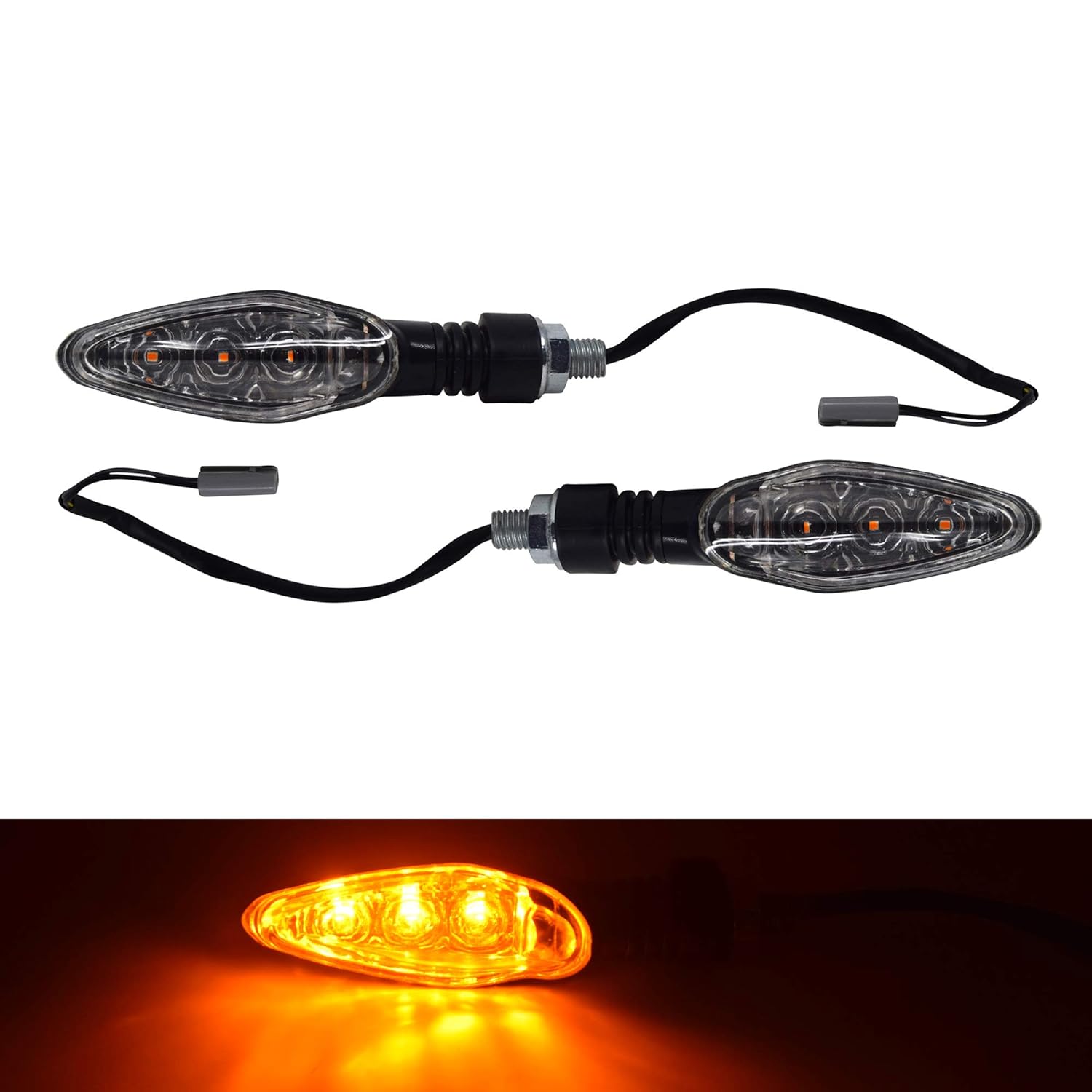 Ramanta Front/Rear LED Turn Signal Indicator Light Blinker Compatible ...