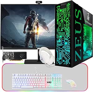 Amazon.com: TechMagnet Gaming Desktop PC, Intel Core i7 6th Gen, Zeus Pro 6, GT 1030, 16GB ARGB ...