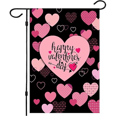 Amazon.com : Valentine Flag, Double Sided Valentine's Day Flag Love ...