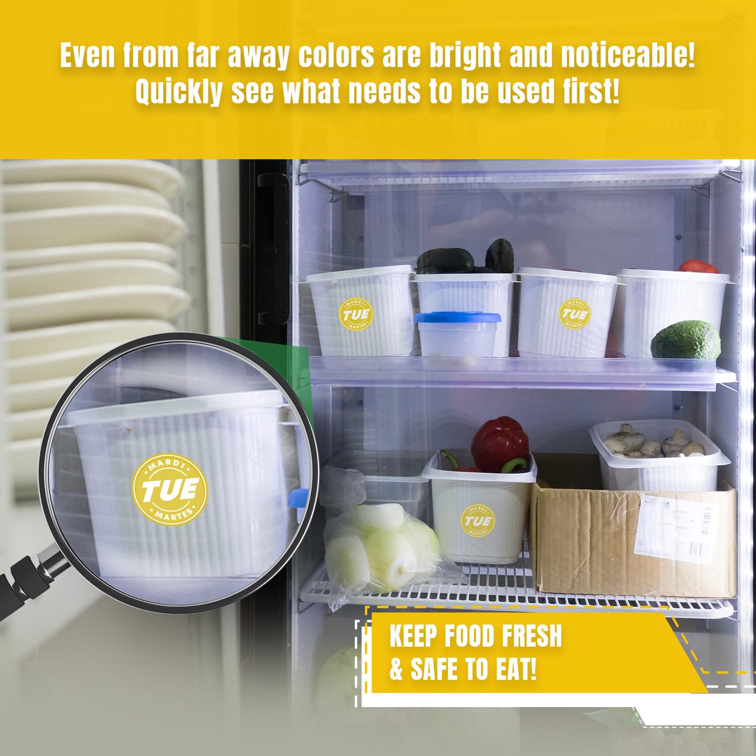 Snapklik.com : Easy Identification Date Stickers 7,000 Days Of The Week ...