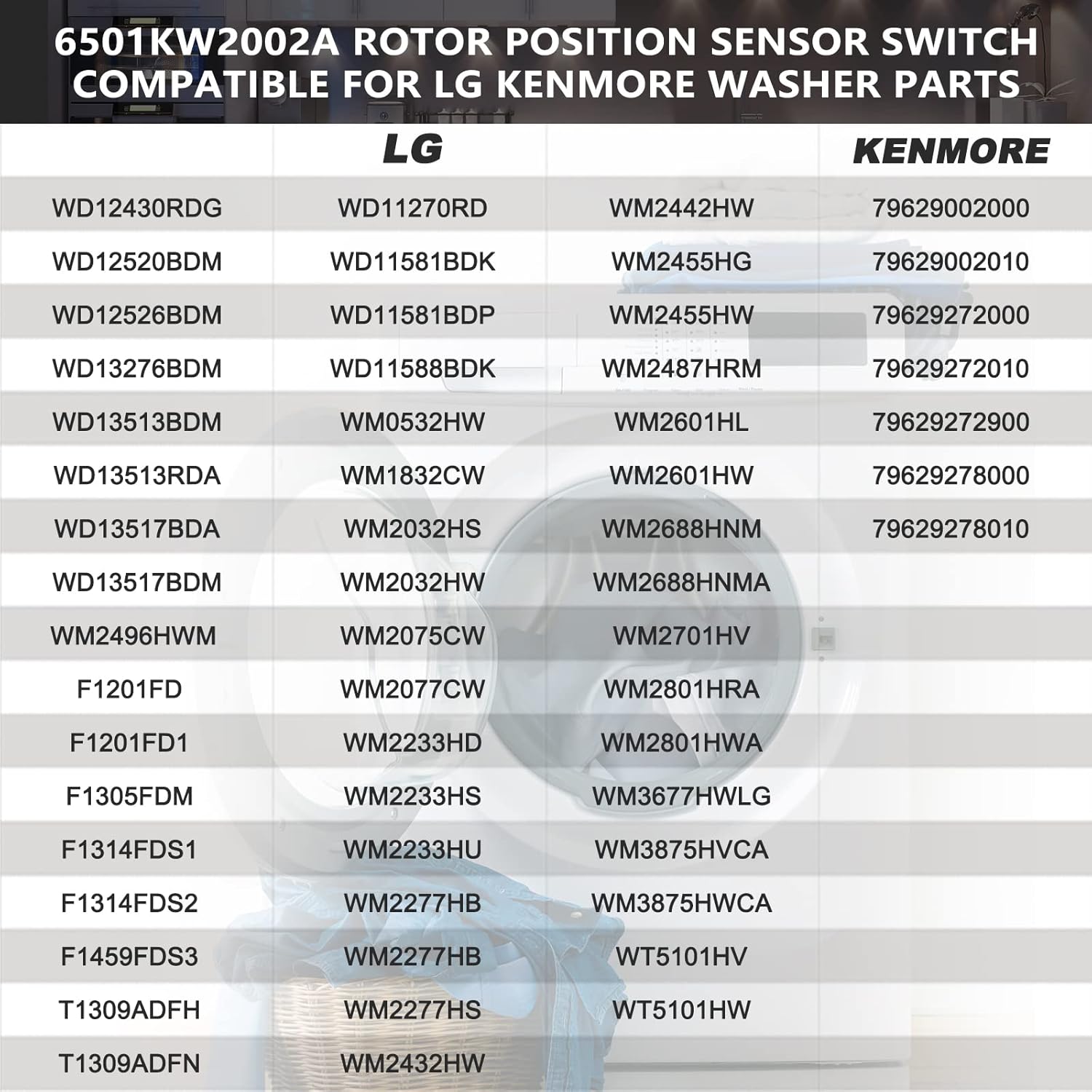 WISINY 6501KW2002A Sensor de posición del rotor del motor de la ...