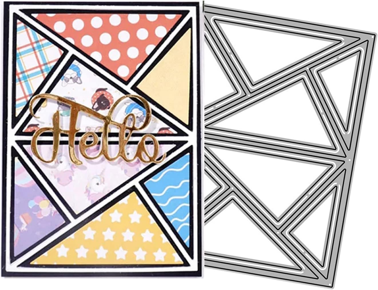 Amazon.com : FAWENUCY Scrapbooking Die-Cuts, Rectangular Frame Metal ...