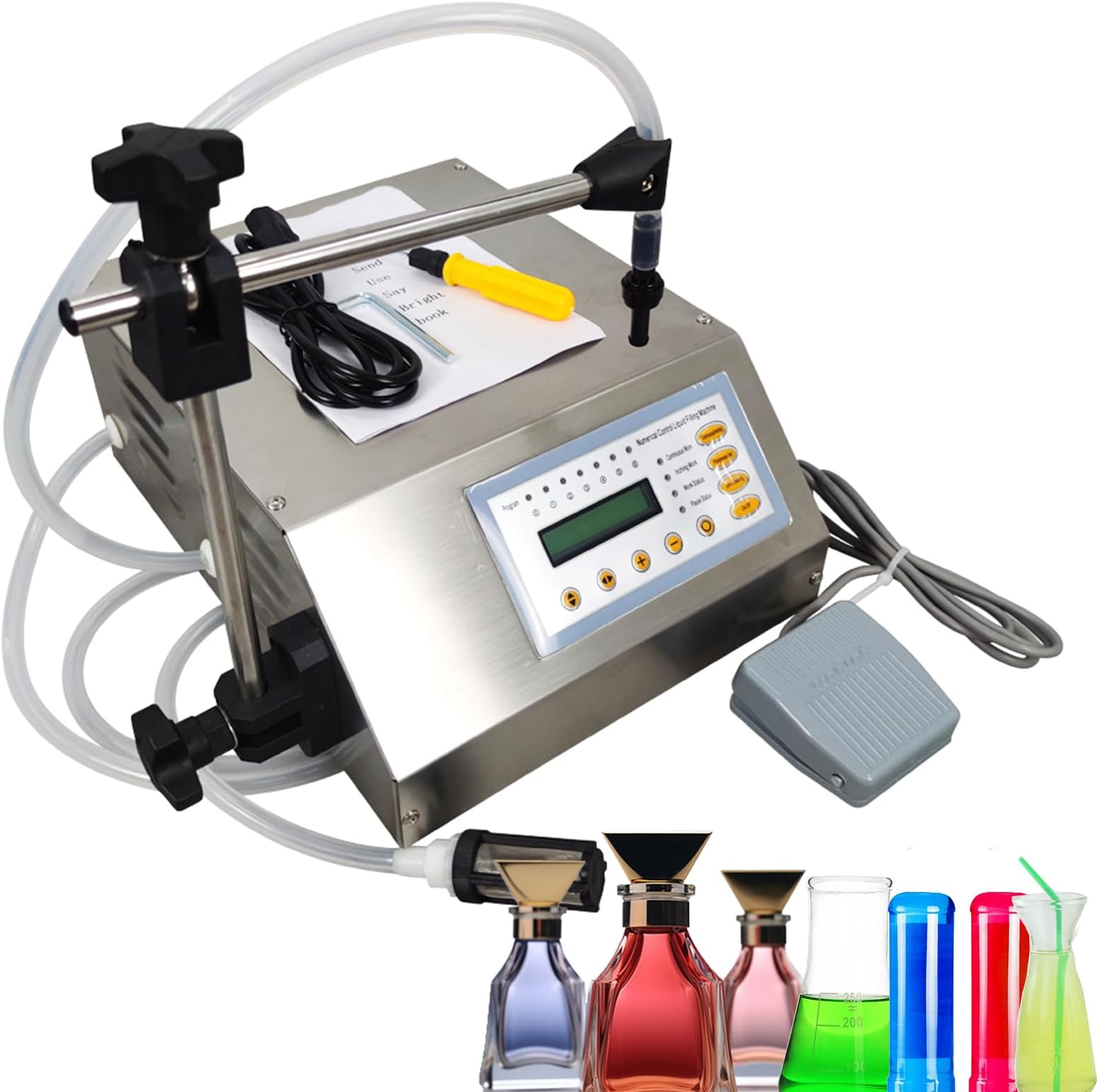 Amazon.com: INTBUYING Liquid Filling Machine 3.2L/min Large Flow Liquid ...