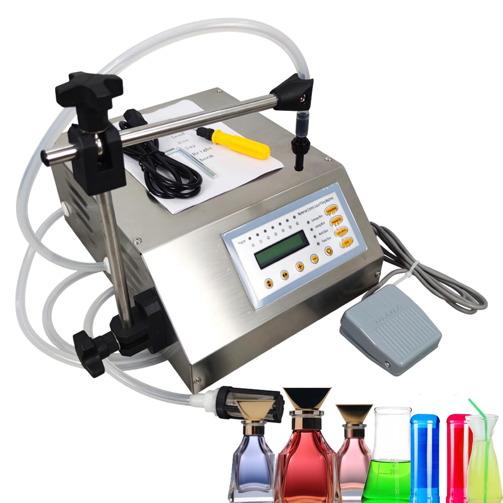 Amazon.com: INTBUYING Liquid Filling Machine 3.2L/min Large Flow Liquid ...