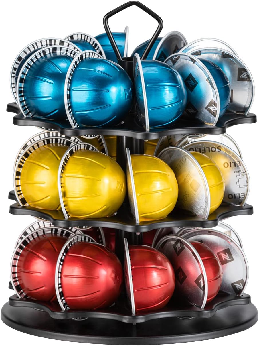 Amazon.com: FlagShip Coffee Pod Holder 360-Degree Rotatable Nespresso ...