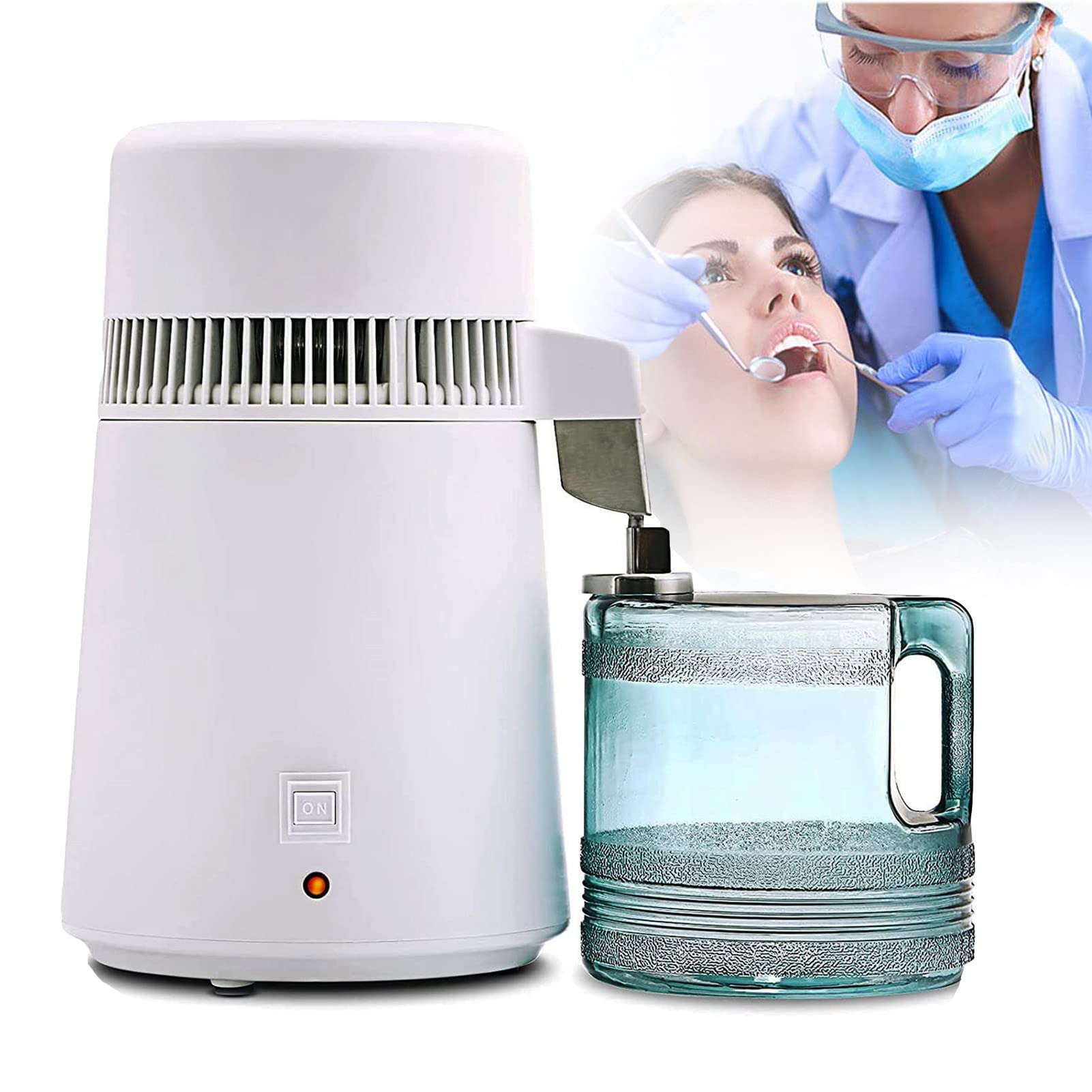 Amazon.com: Water Distiller, Pure Water Distiller 4L Home Countertop ...