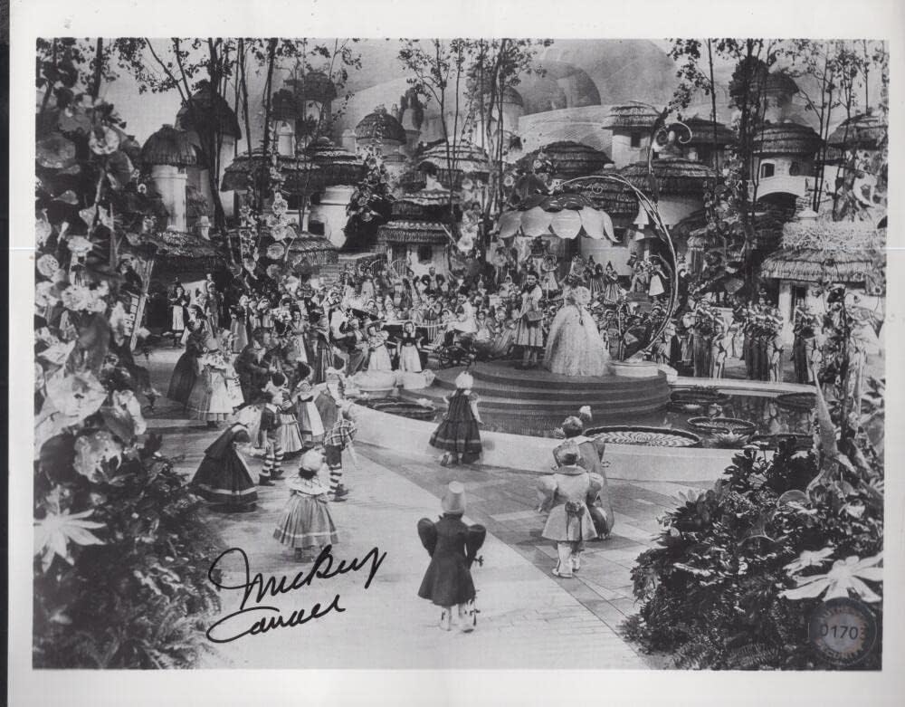 MICKEY CARROLL MUNCHKIN IN WIZARD OF OZ SIGNED 8X10 PHOTO W/HOLOGRAM at ...