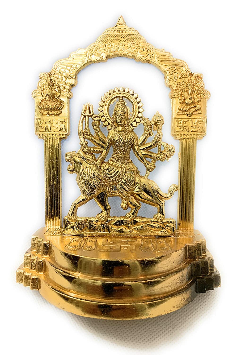Buy Golden Color Beautifully Crafted Goddess Matarani Devi Idol -E ...